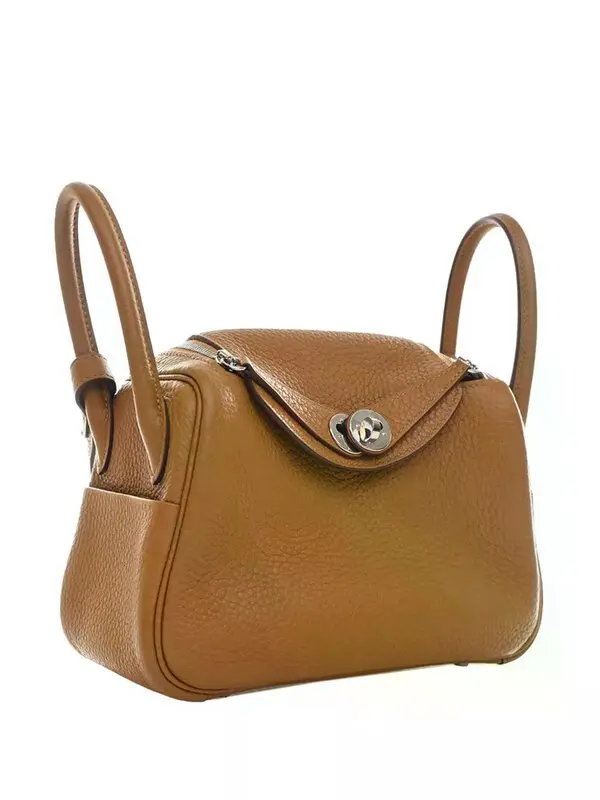 Hermès 2020 Mini Clemence Lindy 20 Satchel - Brown