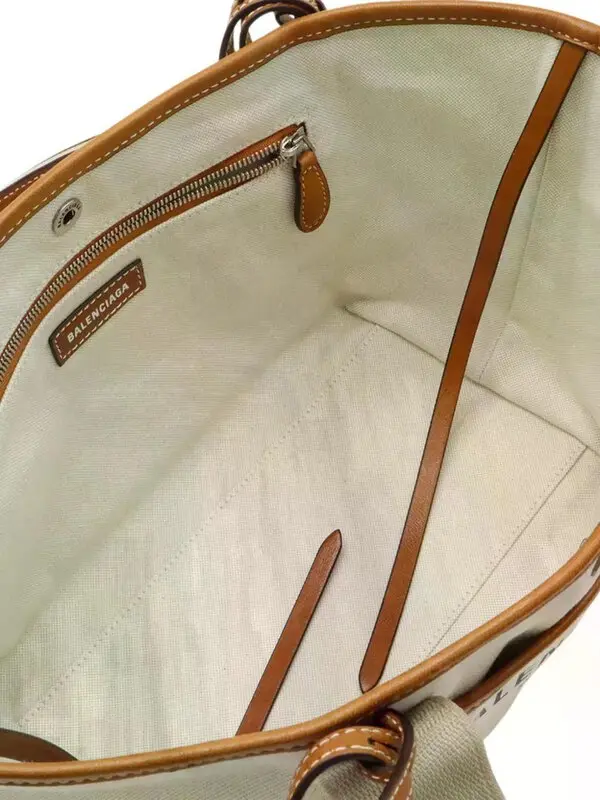 Balenciaga Small Canvas Biarritz Tote Satchel