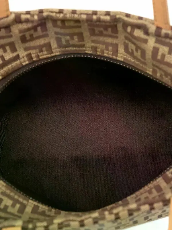 Fendi 2000-2010 Mini Zucchino Canvas Handbag