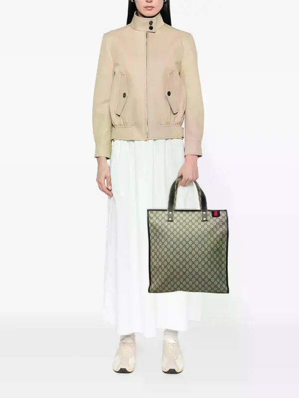 Gucci 2000-2015 Gg Supreme Web Tote Bag