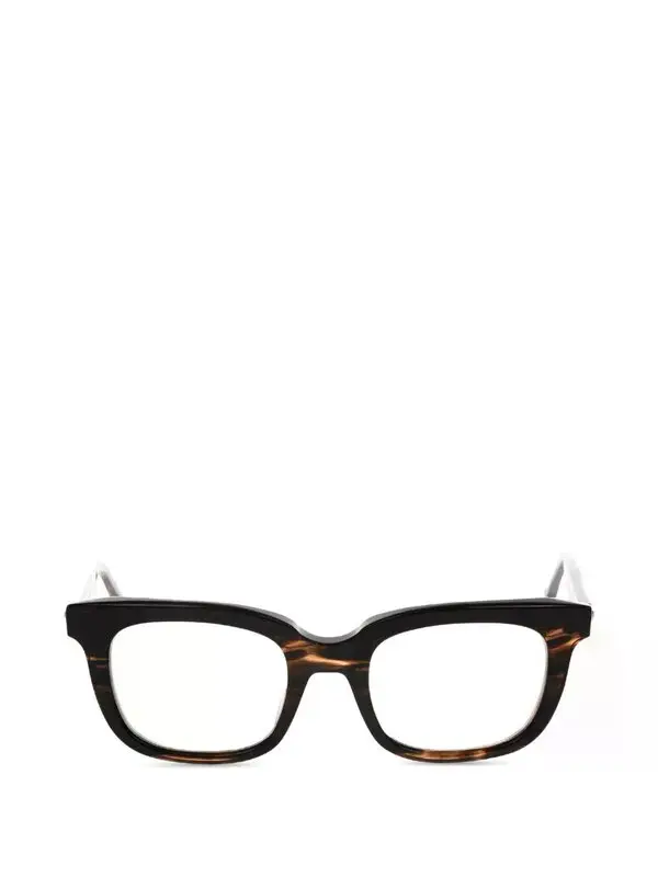 OAMC Tortoiseshell-effect Square-frame Eyeglasses - Brown