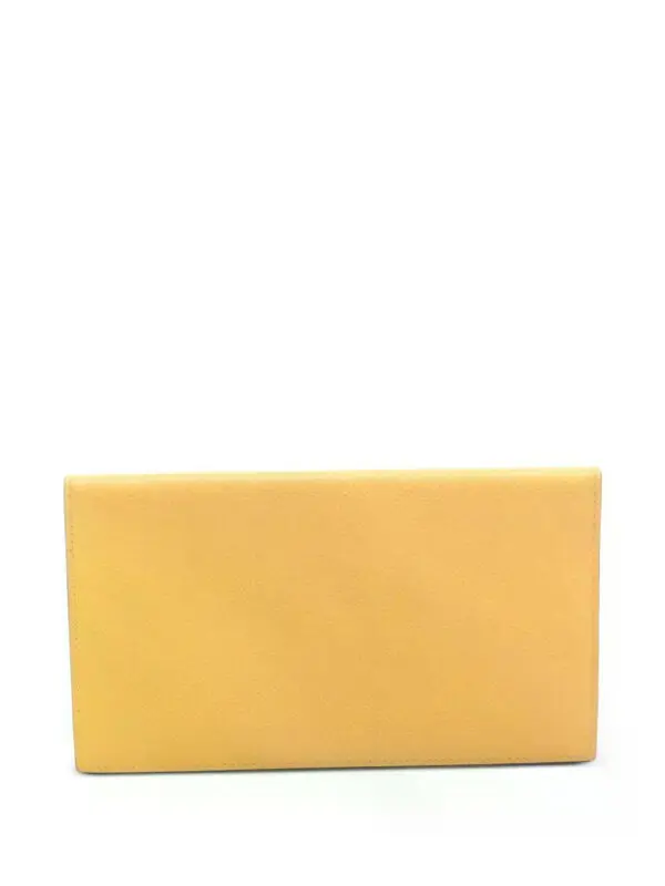Hermès 2009 Mc2 Fleming Epsom Wallet - Yellow
