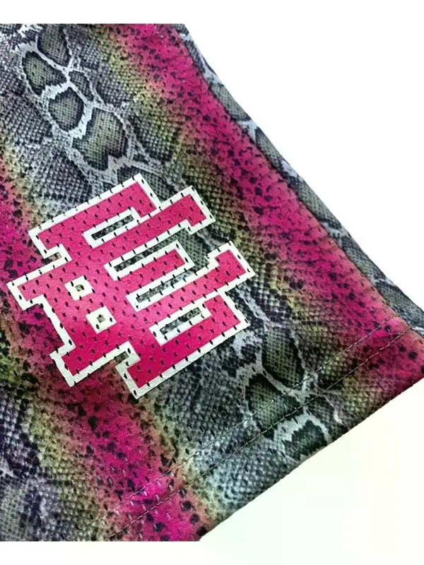 ERIC EMANUEL Snake -pattern Shorts