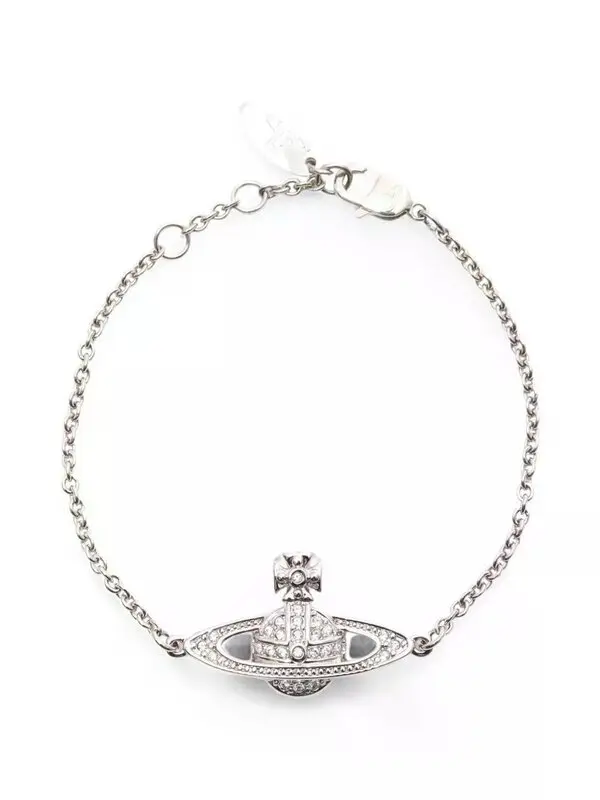 VIVIENNE WESTWOOD Mini Bas Relief Bracelet - Silver