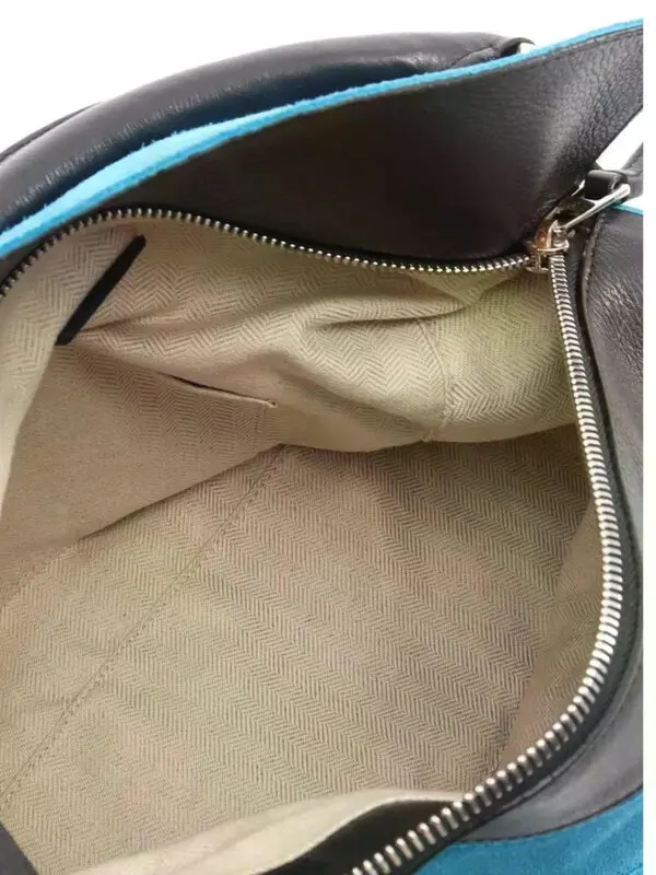 Loewe 2000s Puzzle Suede Handbag