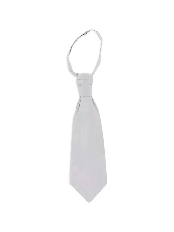 Corneliani Silk Ascot Tie - Grey