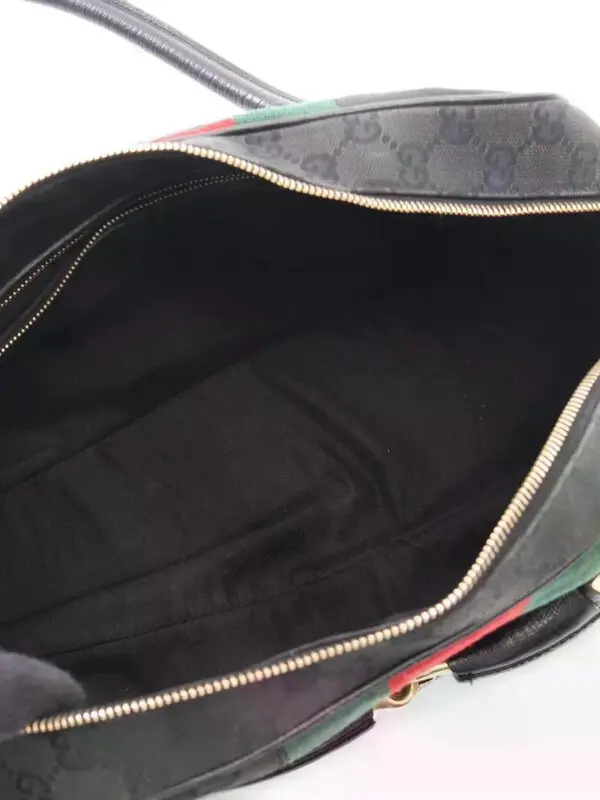 Gucci 2000s Horsebit Gg Canvas Handbag