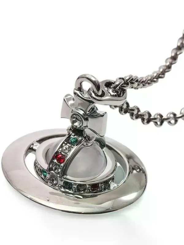 VIVIENNE WESTWOOD Tiny Orb Rhinestone Necklace