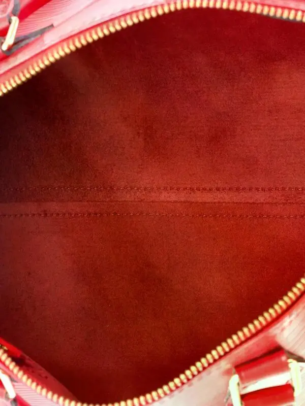 LOUIS VUITTON Epi Leather Speedy Satchel - Red