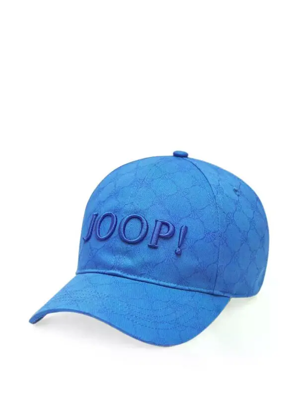 JOOP! Floral-print Embroidered-logo Cap - Blue