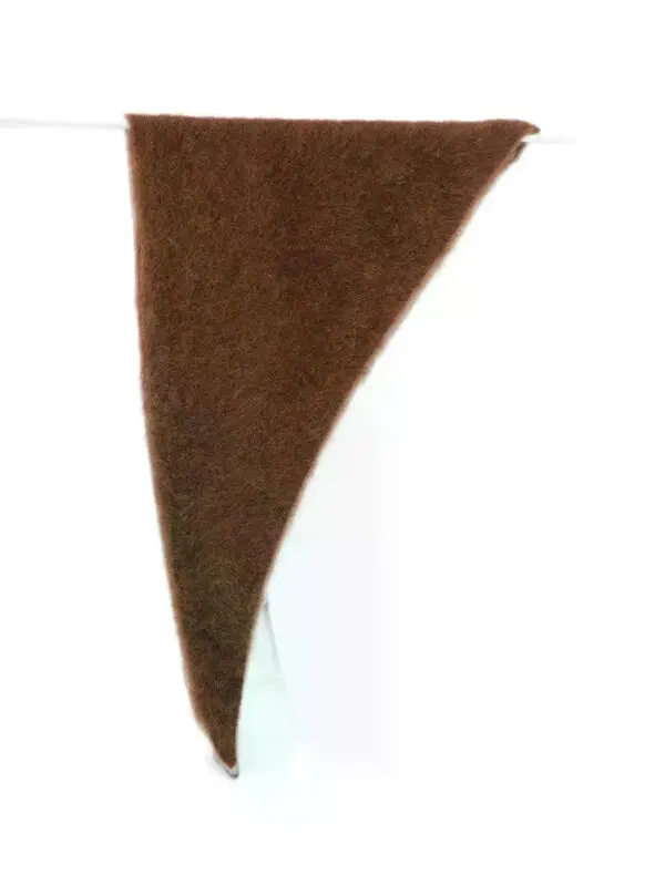 UMA WANG Brushed Triangular Scarf