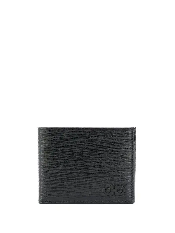 FERRAGAMO Gancini Leather Fold-over Wallet