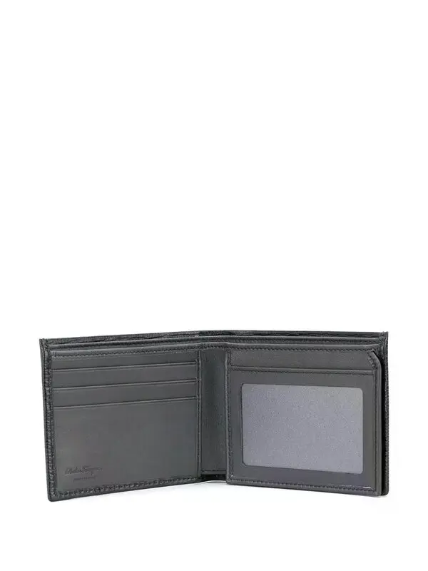 FERRAGAMO Gancini Leather Fold-over Wallet