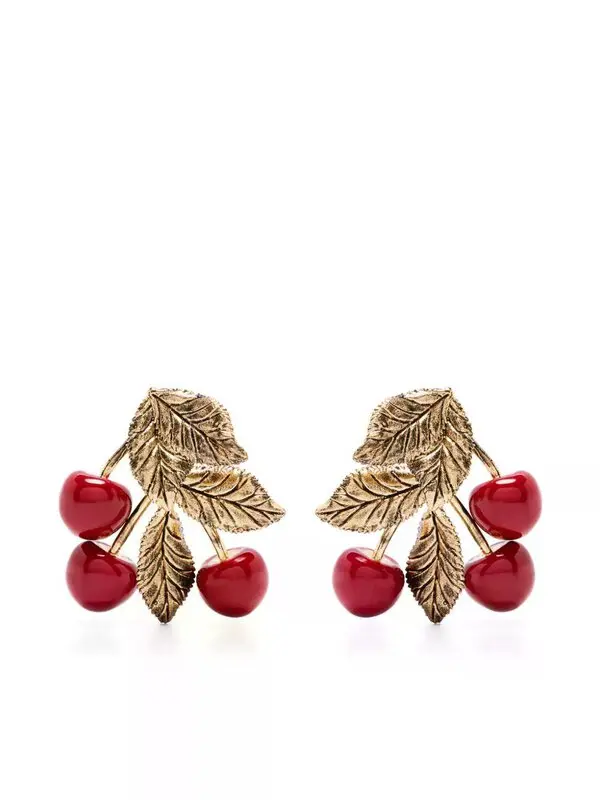 Saint Laurent Cherry Earrings