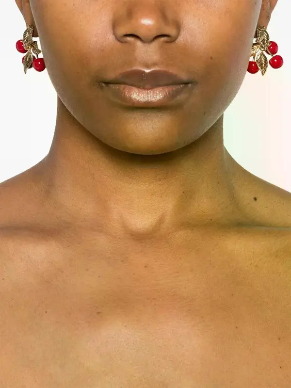 Saint Laurent Cherry Earrings