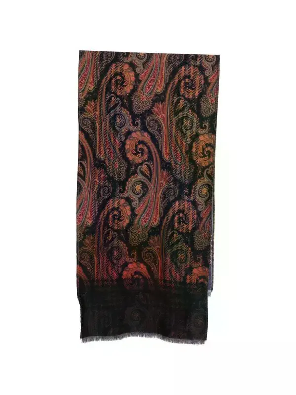 Etro Paisley-print Wool Scarf