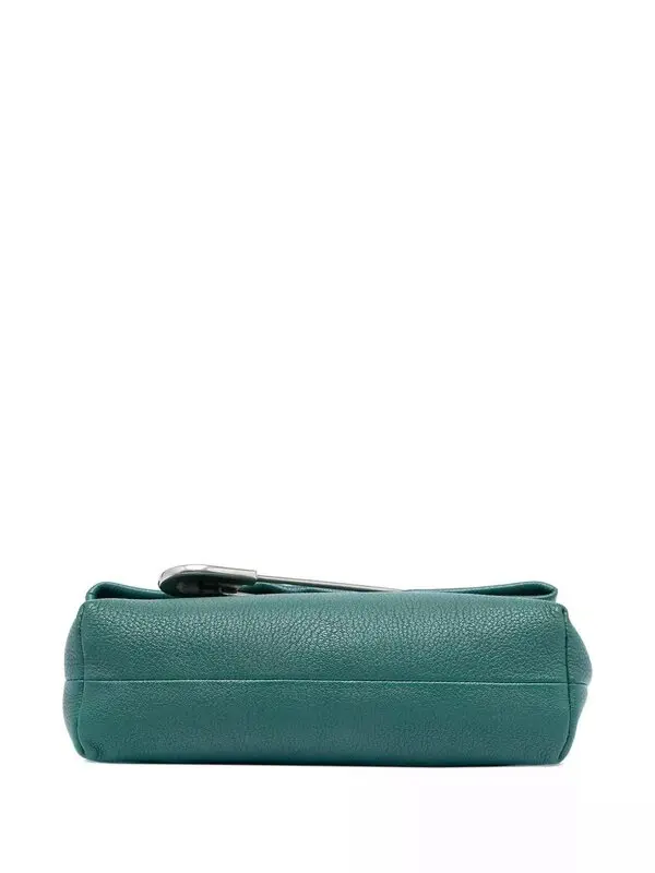 Burberry 2000-2017 Medium Leather Safety Pin Clutch Bag