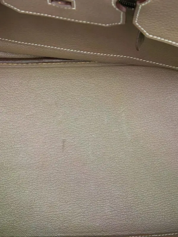 Hermès Clemence Birkin Retourne 35 Handbag - Brown