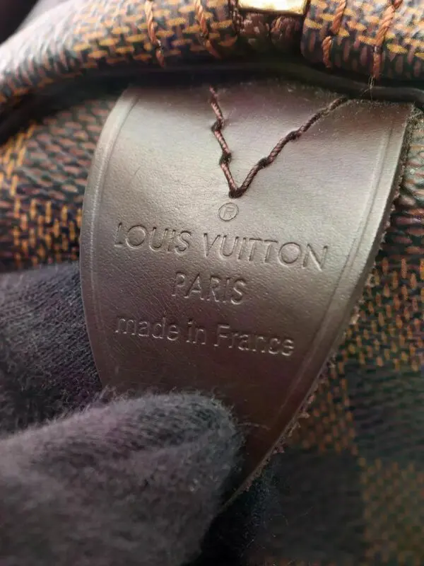 LOUIS VUITTON Damier Ebene Speedy 25 Boston Bag - Brown