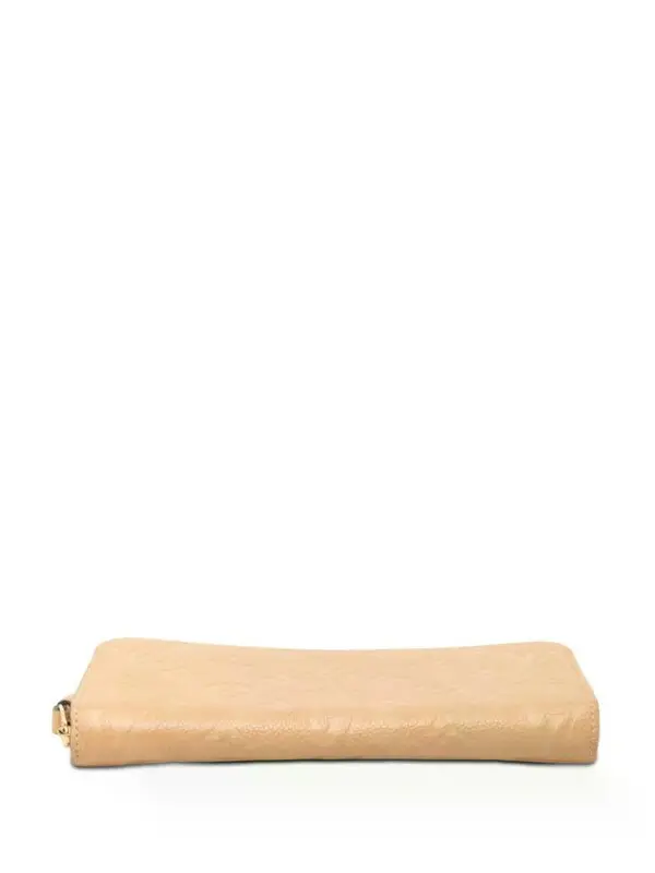 LOUIS VUITTON 2015 Monogram Empreinte Zippy Wallet Long Wallets