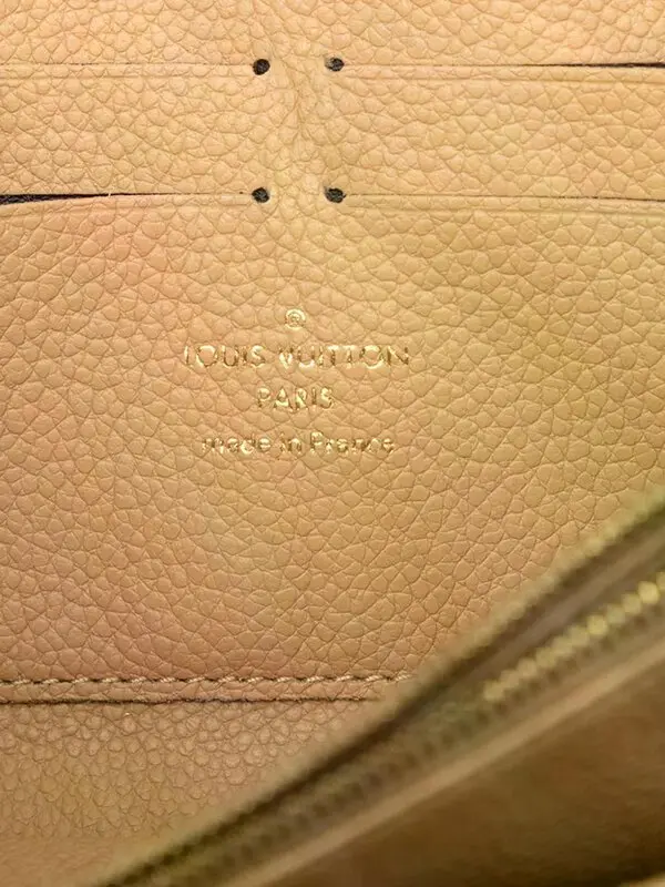 LOUIS VUITTON 2015 Monogram Empreinte Zippy Wallet Long Wallets