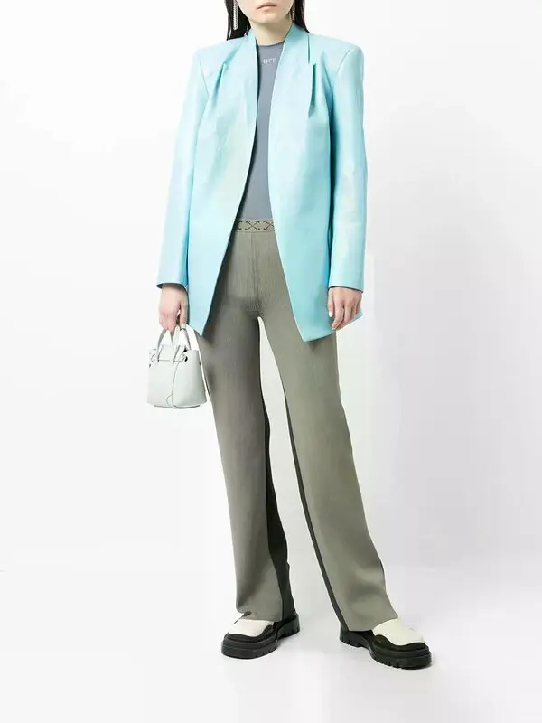 Off-White Off-print Long-sleeve Top - Blue