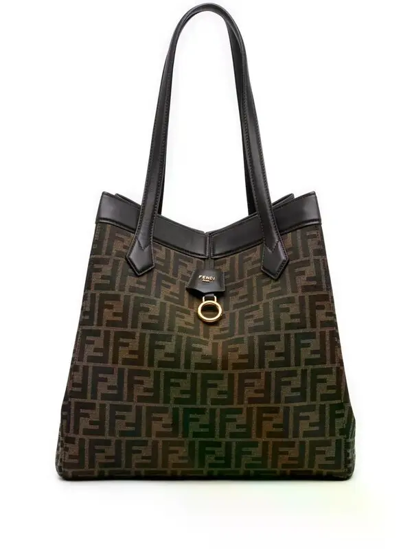 Fendi Large Zucca Canvas Origami Tote Bag
