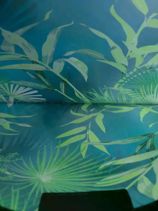 Versace Pvc Jungle Print Zipped Clutch Bag