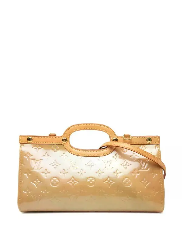 LOUIS VUITTON Monogram Vernis Roxbury Drive Satchel - Brown
