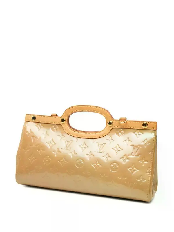 LOUIS VUITTON Monogram Vernis Roxbury Drive Satchel - Brown