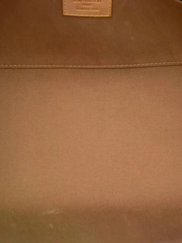 LOUIS VUITTON Monogram Vernis Roxbury Drive Satchel - Brown
