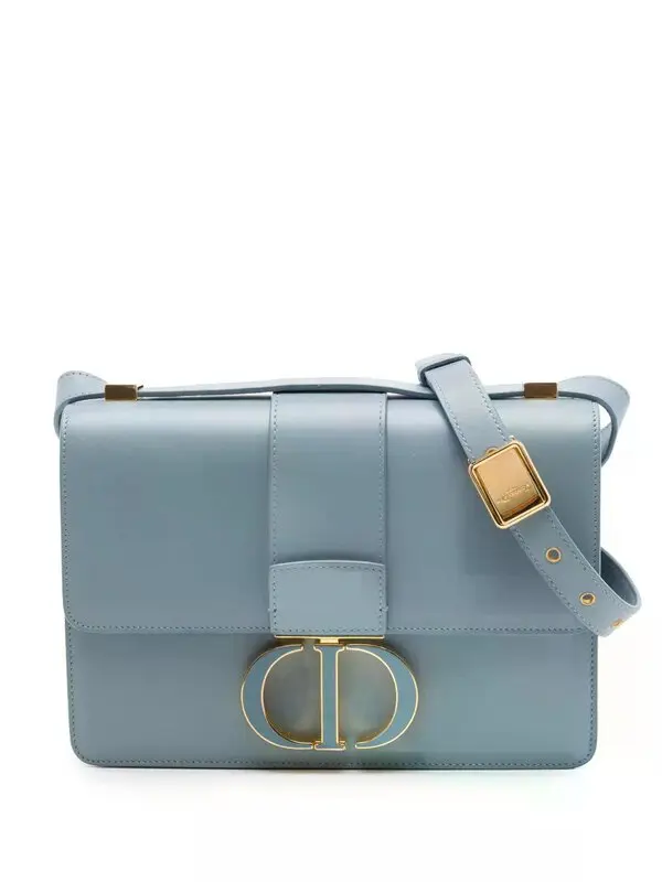 Dior 30 Montaigne Flap Crossbody Bag - Blue