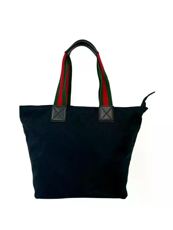 Gucci 2000-2015 Gg Canvas Web Tote Bag