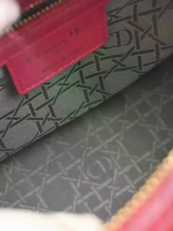 Dior Lambskin Cannage Lady Satchel - Pink