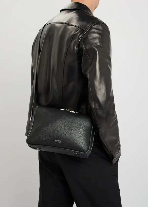 TOM FORD Grained Leather Camera Bag