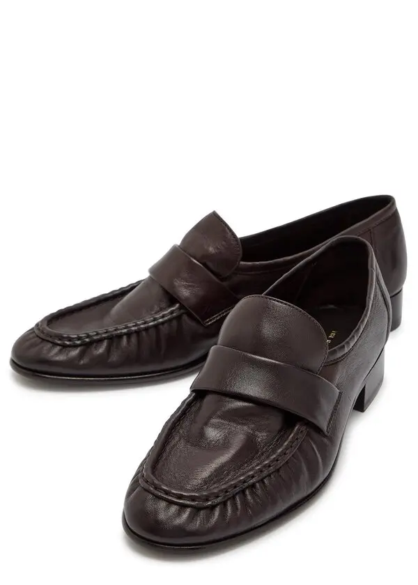 THE ROW Soft Leather Loafers