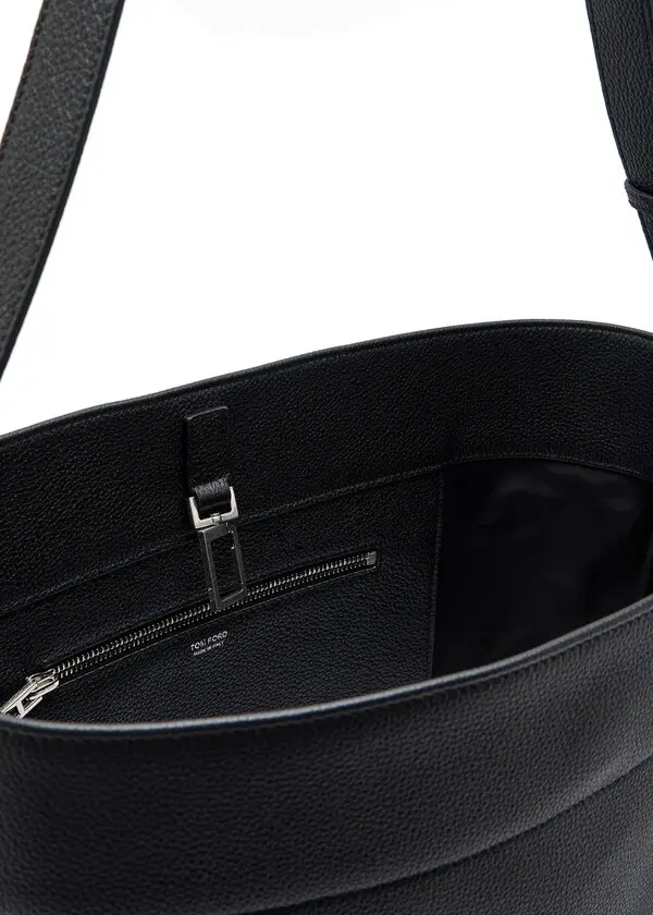TOM FORD Grained Leather Bucket Bag