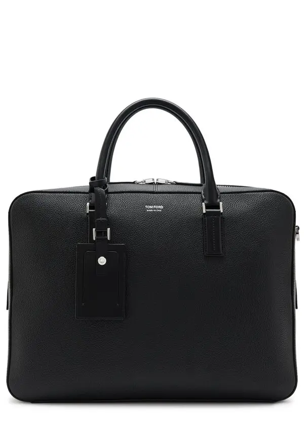 TOM FORD Elliot Grained Leather Briefcase