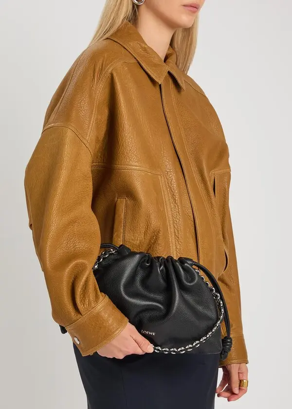 Loewe Flamenco Medium Grained Leather Clutch