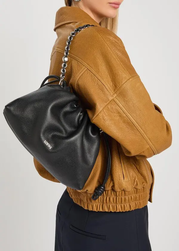 Loewe Flamenco Medium Grained Leather Clutch