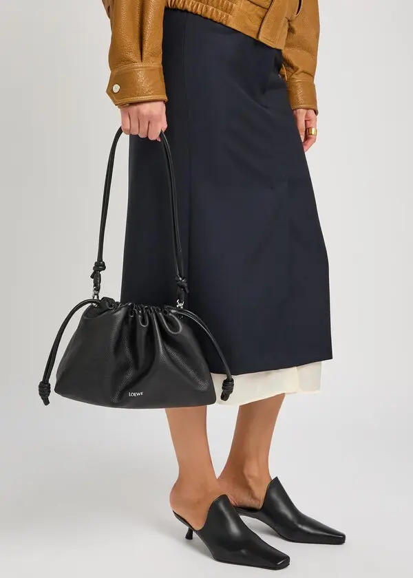 Loewe Flamenco Medium Grained Leather Clutch