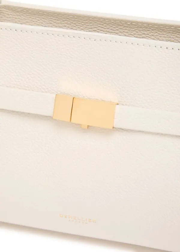 DEMELLIER The New York Grained Leather Shoulder Bag - White
