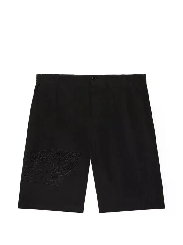 Off-White Handstyle Logo Organza Bowling Shorts
