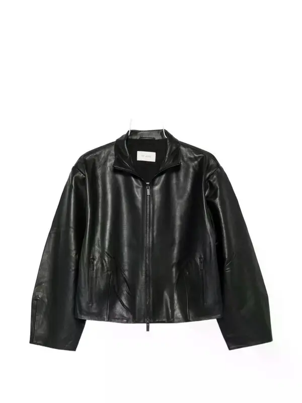 ST. AGNI Cocoon Leather Jacket