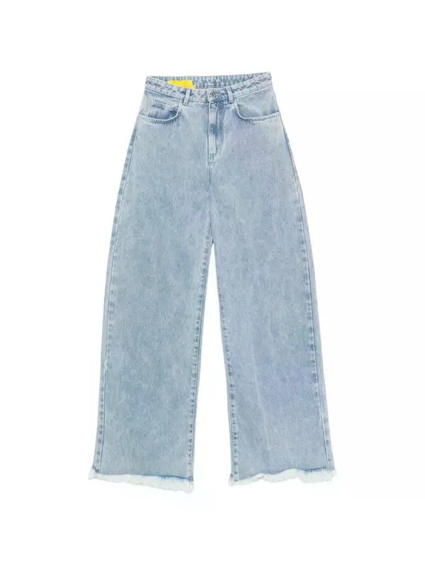 MARQUES' ALMEIDA Raw-edge Jeans - Blue