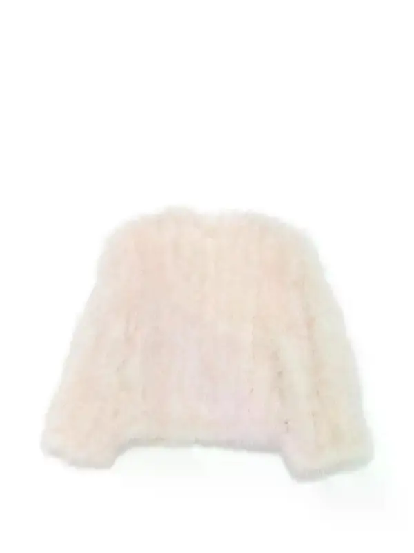 LISKA Marabou-feather Jacket