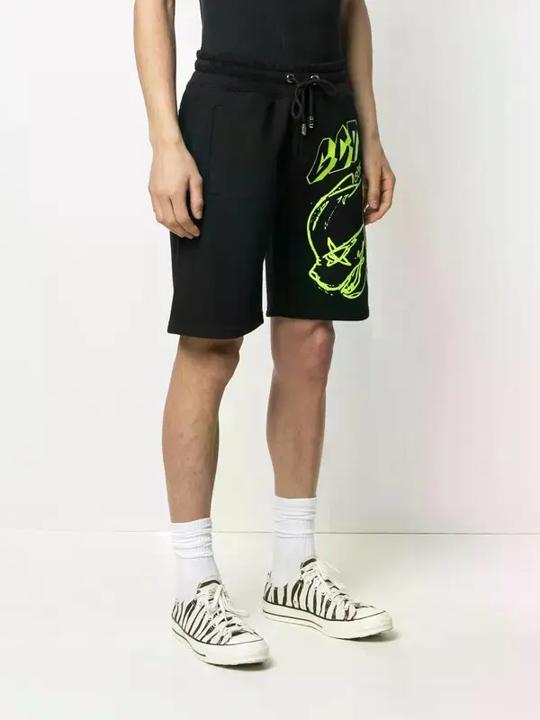 Gcds Graffiti Print Track Shorts