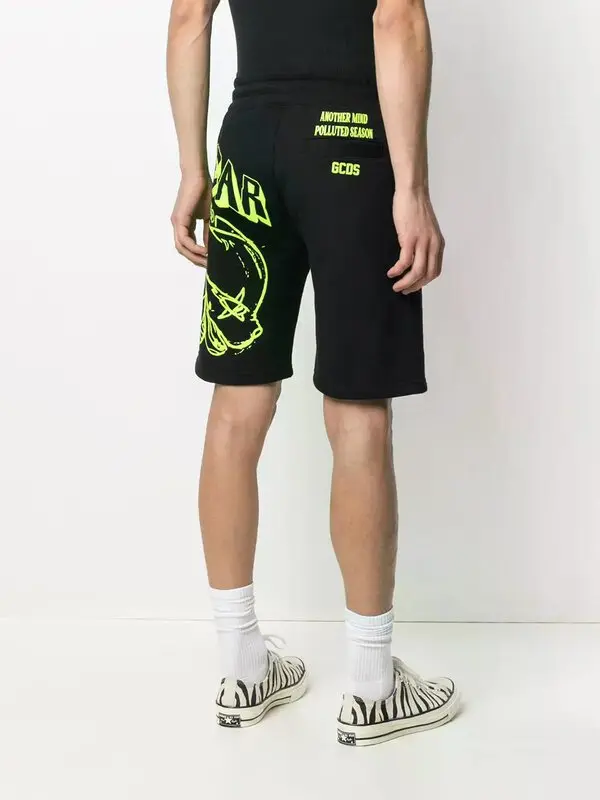 Gcds Graffiti Print Track Shorts