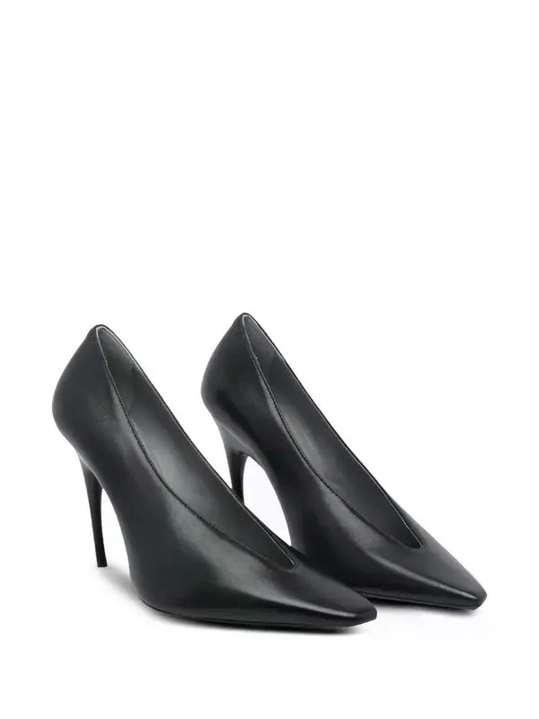 Balenciaga 105mm Duchesse Leather Pumps