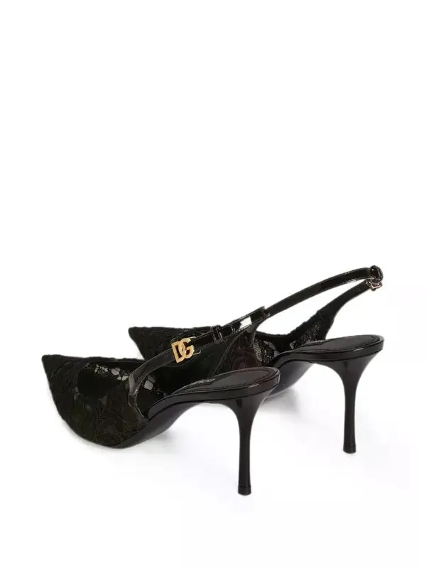Dolce & Gabbana Lace Slingback Pumps